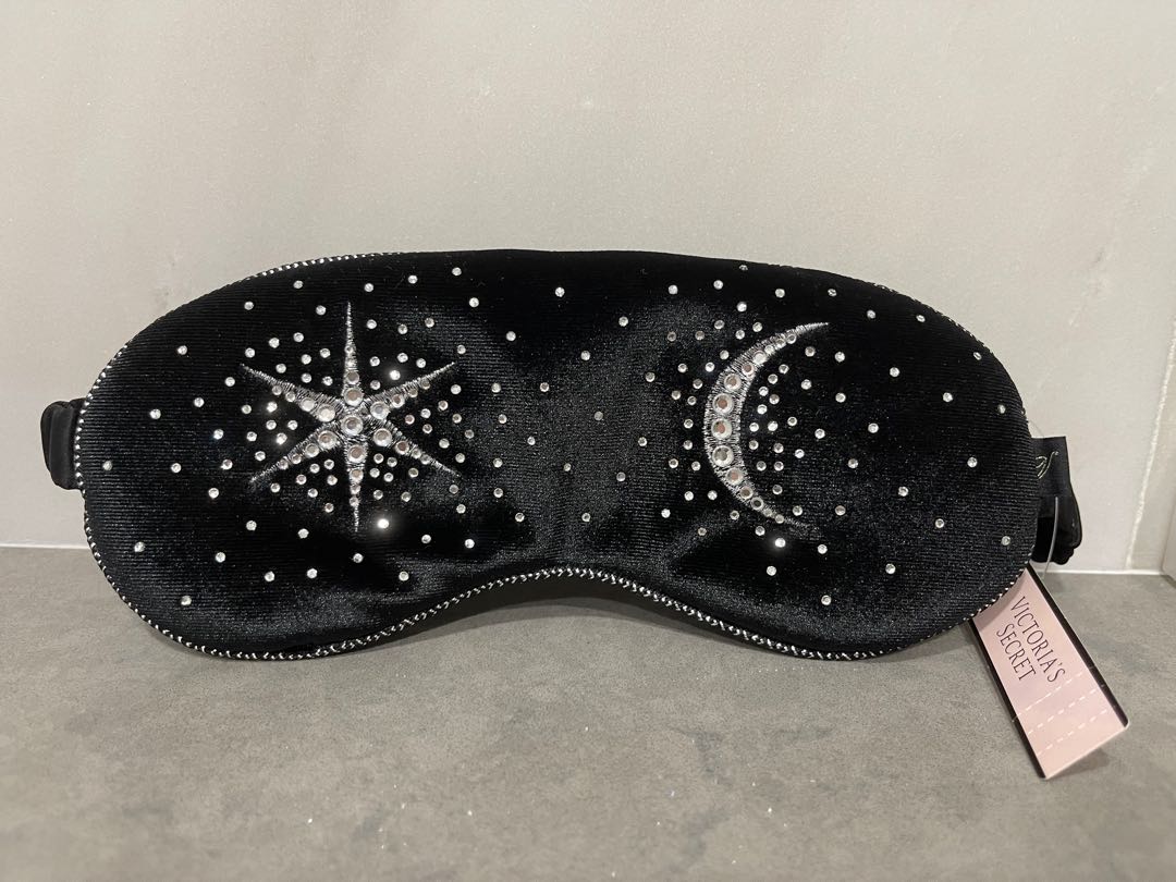 Victoria secret velvet eye mask, Women's Fashion, Watches & Accessories ...