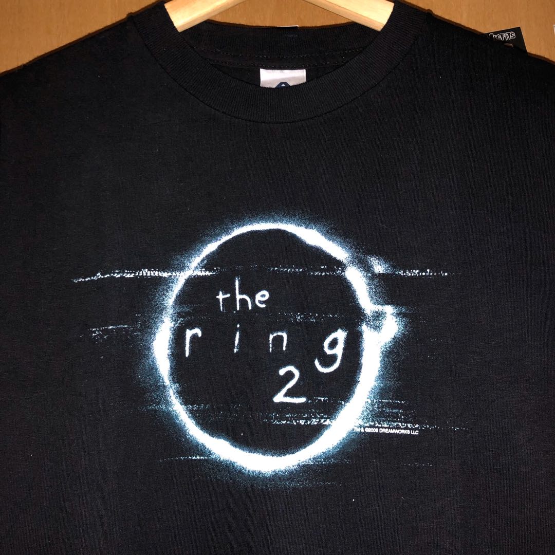 Vintage The Ring Horror Movie Promo Tee, Men's Fashion, Tops & Sets ...