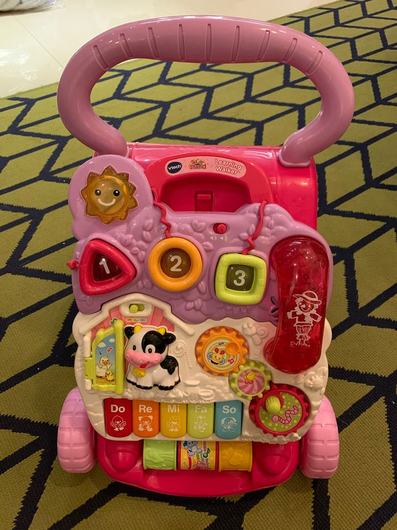 Vtech First Steps Baby Walker (Pink), Babies & Kids, Infant Playtime on ...