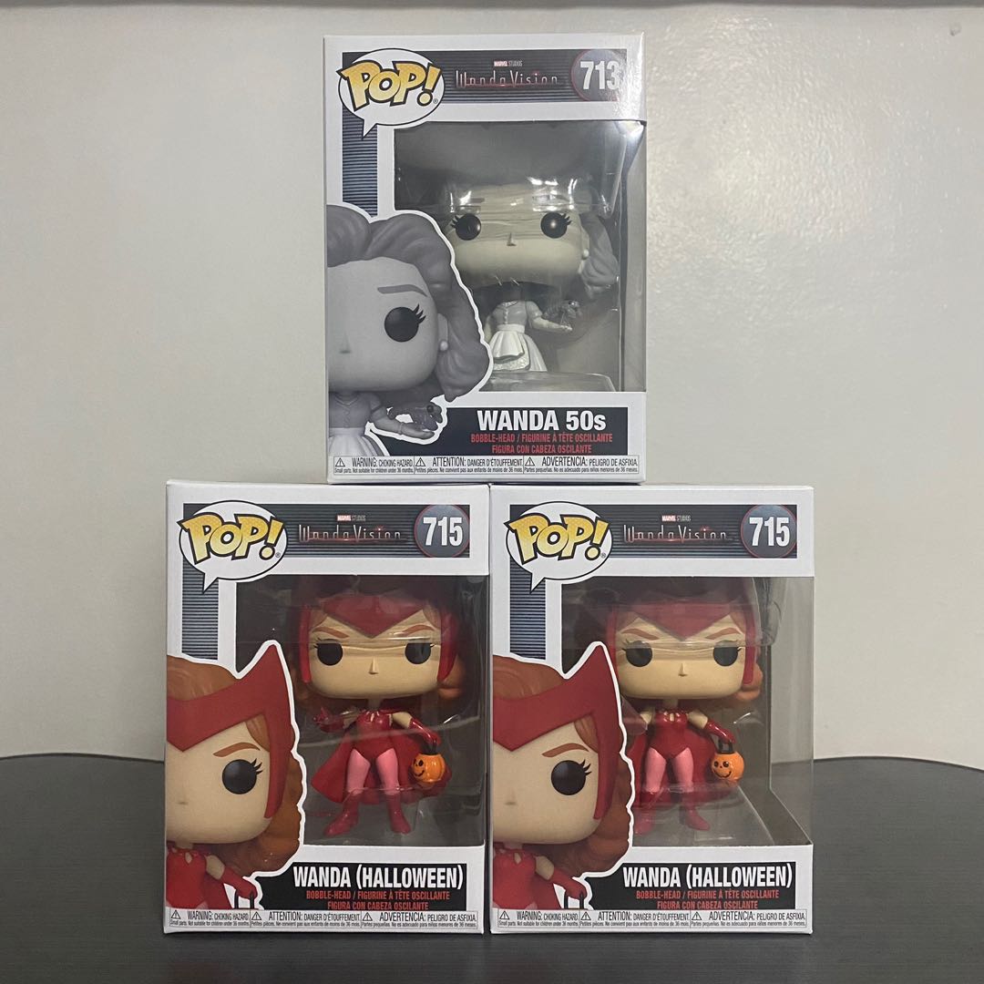 Wanda 50s and Wanda Halloween Funko Pop, Hobbies & Toys, Toys & Games ...