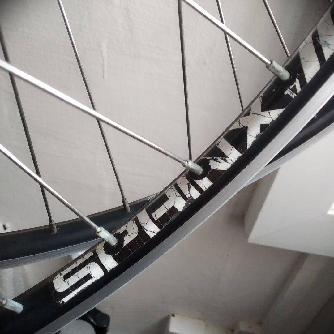 Wheelset 700c rim brake Shimano hub Rigida Ryde rims, Sports Equipment ...