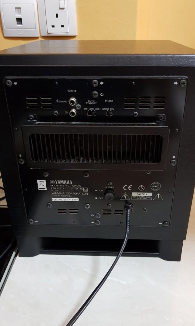 Yamaha Sub Woofer YST 105, Audio, Soundbars, Speakers & Amplifiers on ...
