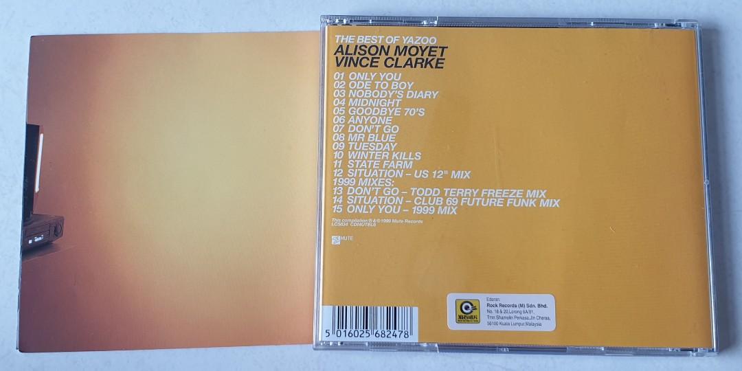 Yazoo ~ The Best Of Yazoo ( 1999 Mute Record ) CD, Hobbies & Toys ...