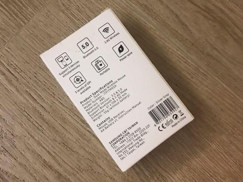 100%全新 Samsung 三星 ITFIT 雙模藍牙無線滑鼠 (M02A) Dual Mode Bluetooth Wireless ...