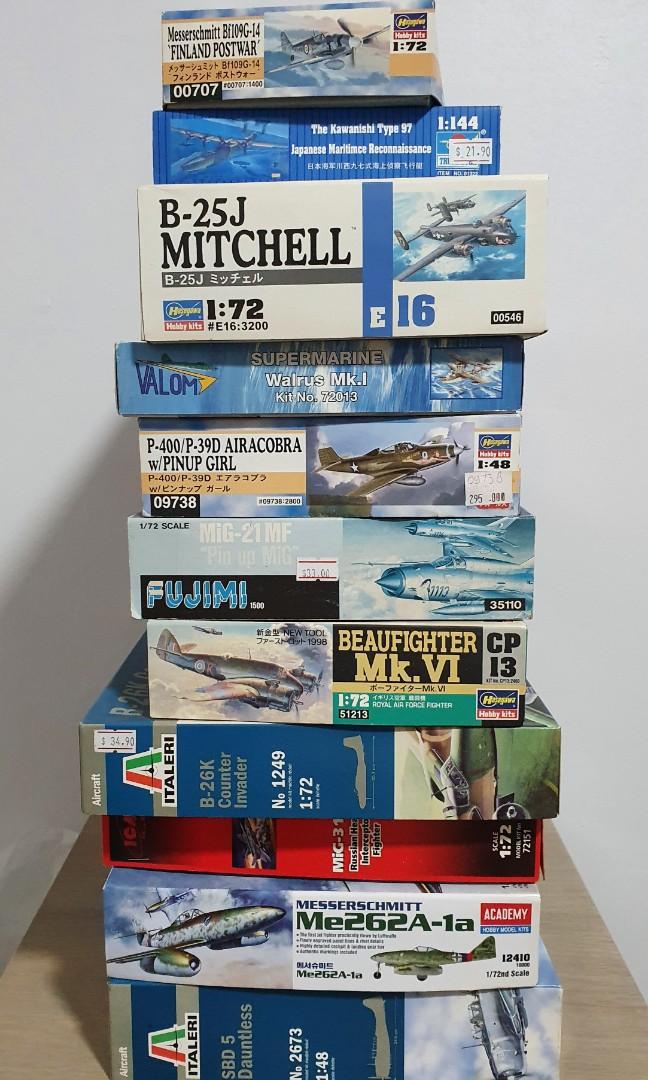 1/144, 1/72, 1/48 Tamiya Revell Italeri hobby boss fujimi Academy ...