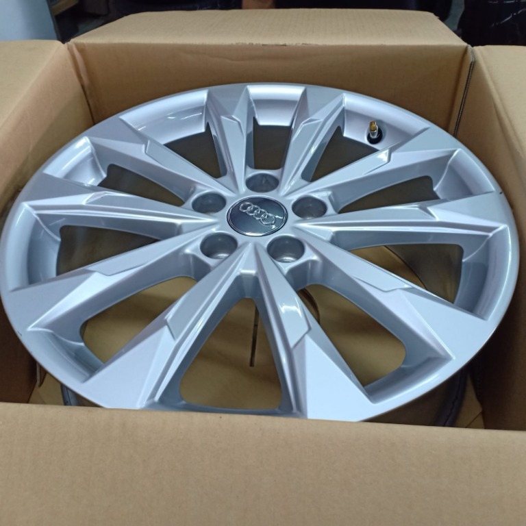 18" Audi Original rims, Car Accessories, Tyres & Rims on Carousell