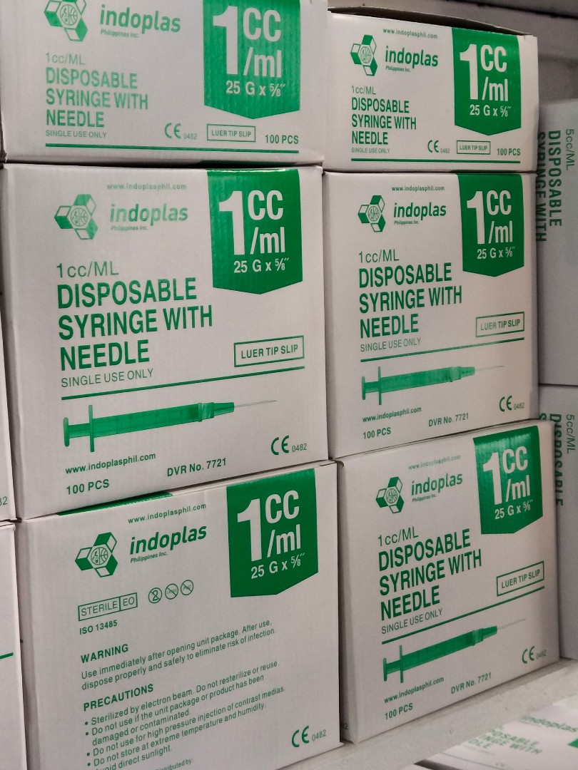 1cc syringe, Health & Nutrition, Medical Supplies & Tools on Carousell