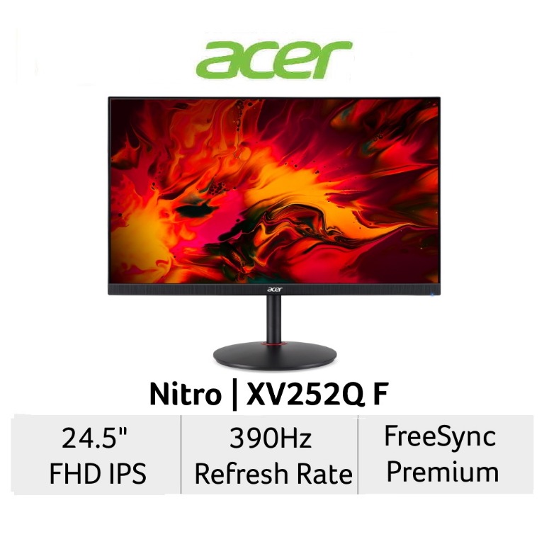 [390Hz] Acer Nitro XV252Q F 24.5 Inches FHD IPS Gaming Monitor 390Hz ...