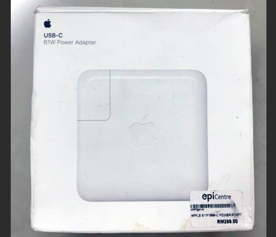 61W USB-C Charger Box set Genuine Apple Power Adapter for Macbook Pro ...