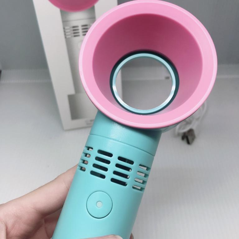 現貨～韓國 ZERO9 隨身無葉片小風扇 便攜式 手持無葉風扇 電風扇 USB充電, 電視及其他電器 , 轉換器及插頭在旋轉拍賣