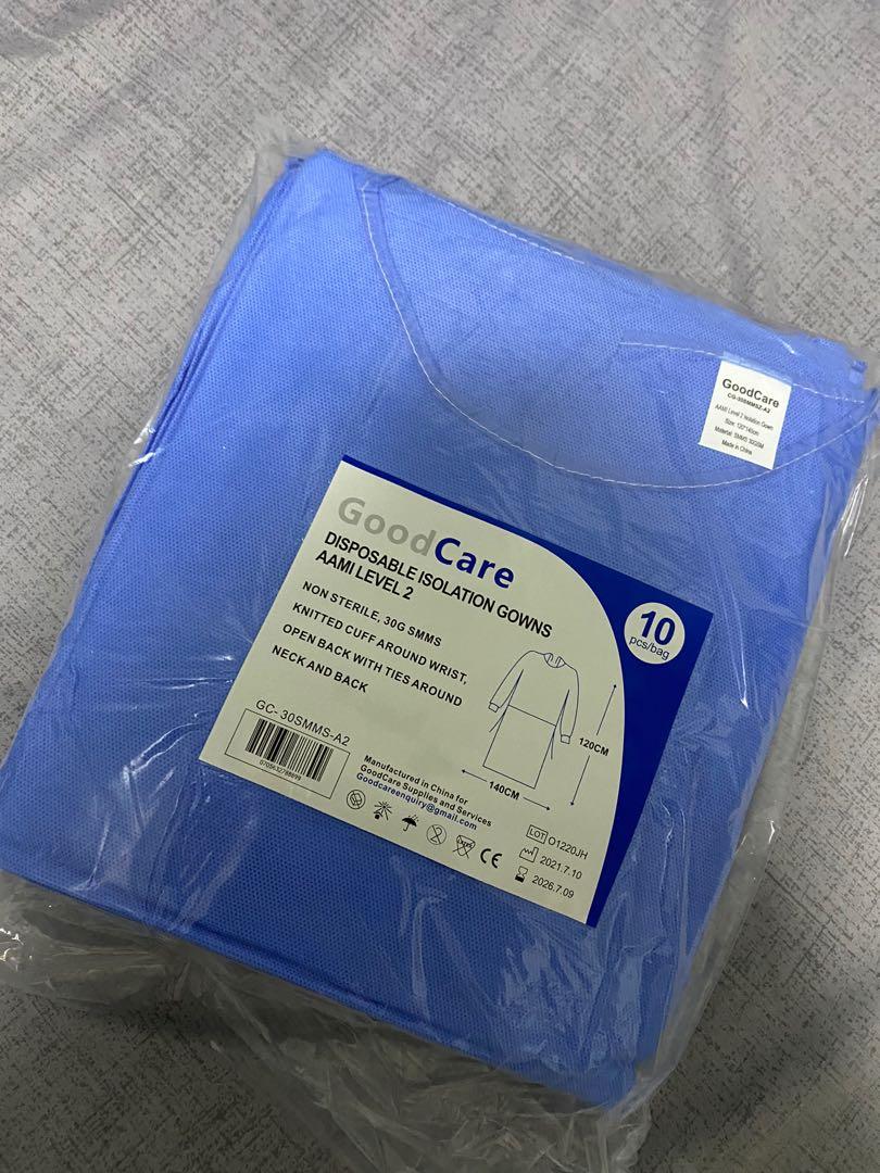 AAMI Level 2 Isolation Gown (PPE Gown), Health & Nutrition, Medical ...