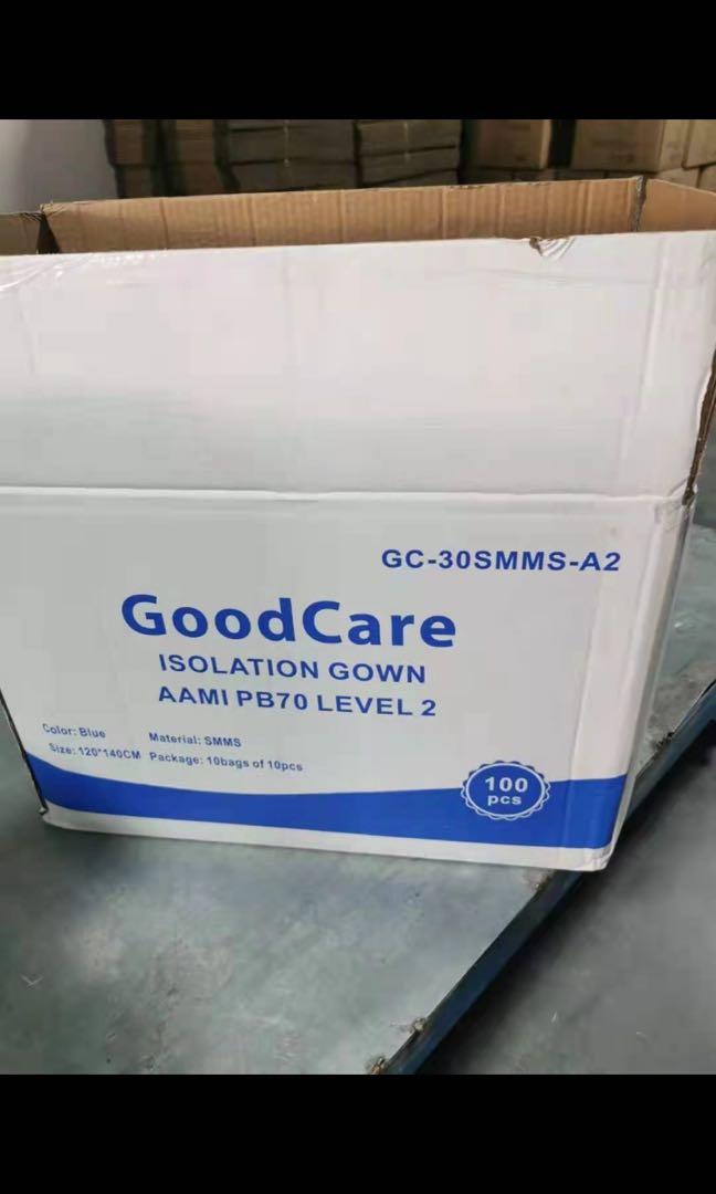 AAMI Level 2 Isolation Gown (PPE Gown), Health & Nutrition, Medical ...