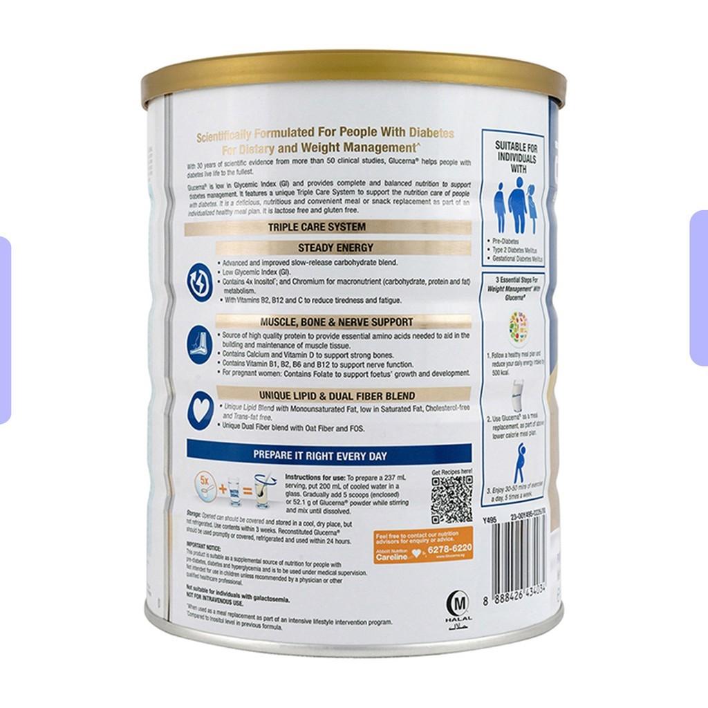 Abbott Glucerna Triple Care Diabetes Milk Powder Wheat 850g, Food ...