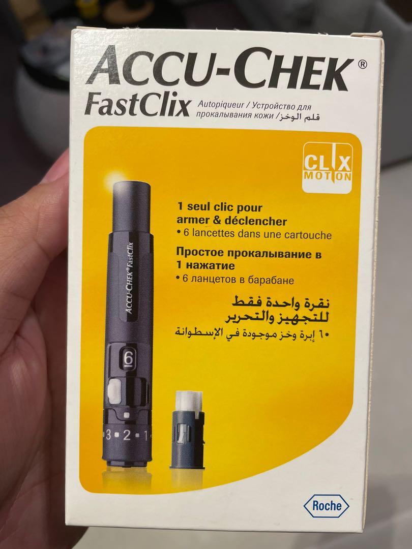 Accu-Chek FastClix Lancing Device, Health & Nutrition, Medical Supplies ...