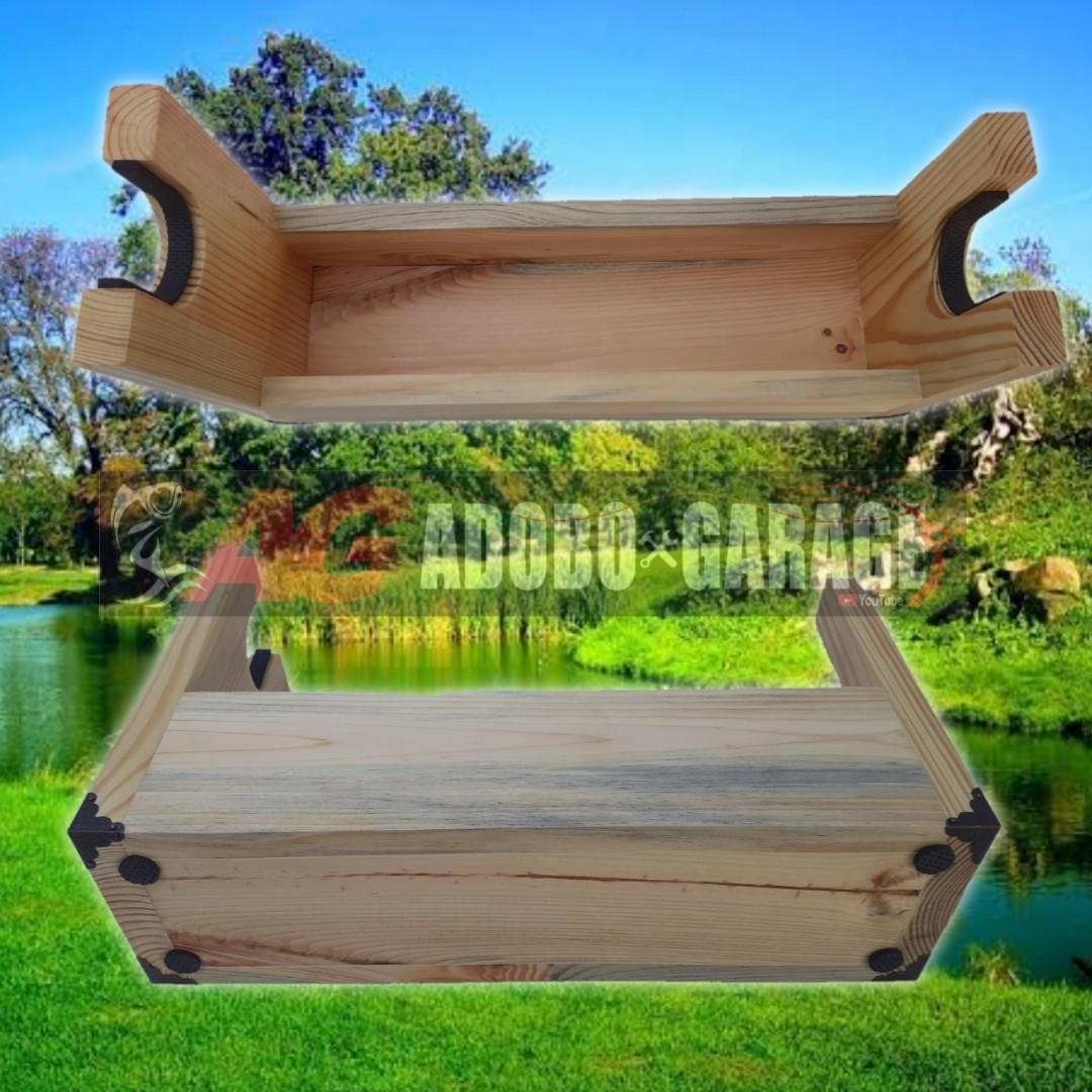 Adobo Garage Wooden Cleaning Station Display Rack, Furniture & Home ...