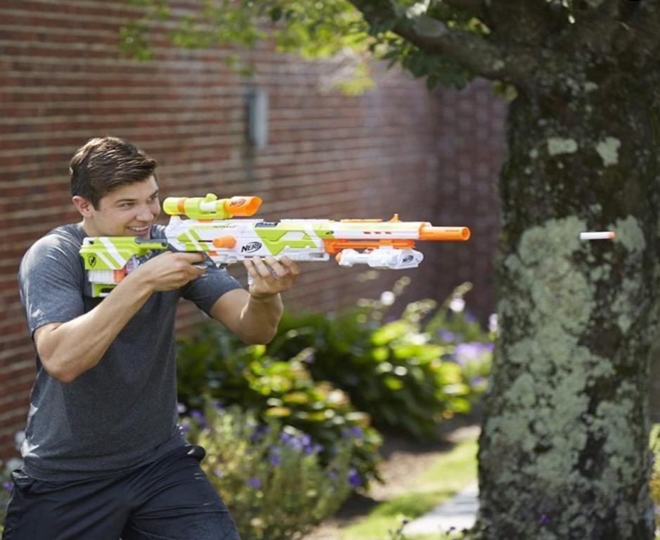 All New Original Nerf Modulus LongStrike OT Orange Trigger-Complete Set ...
