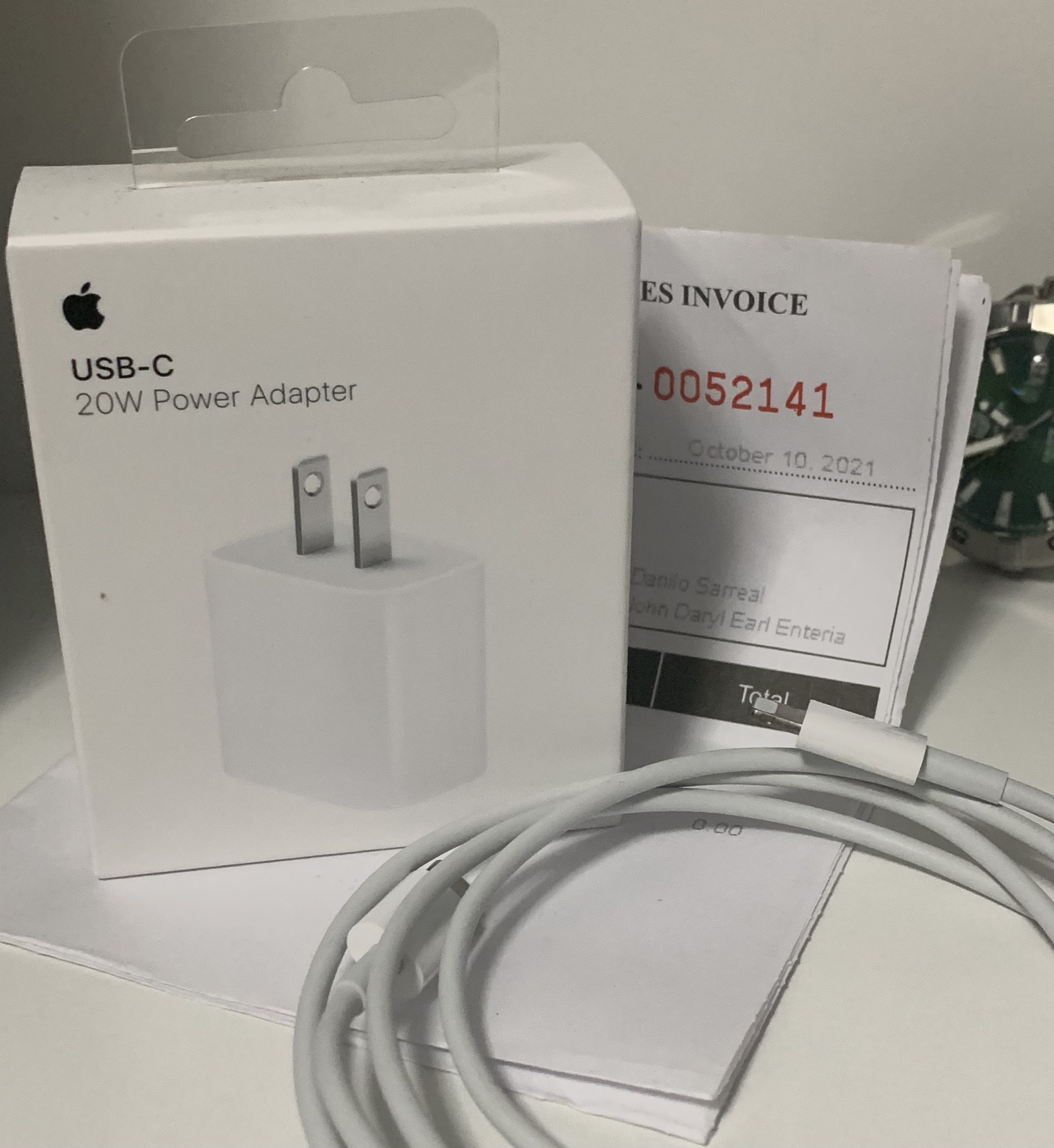 Apple 20w adapter and Type C cable, Mobile Phones & Gadgets, Mobile ...