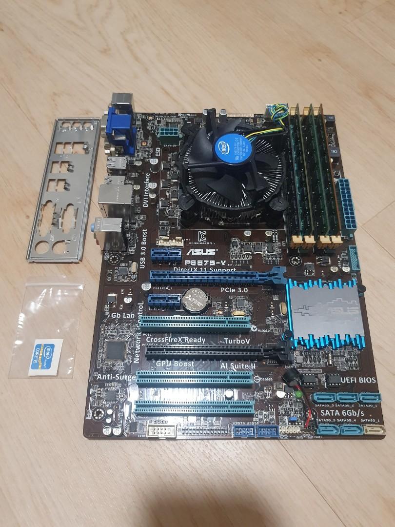 Asus P8B75-V Motherboard i5 3570 8GB DDR3 RAM, Computers & Tech, Parts ...