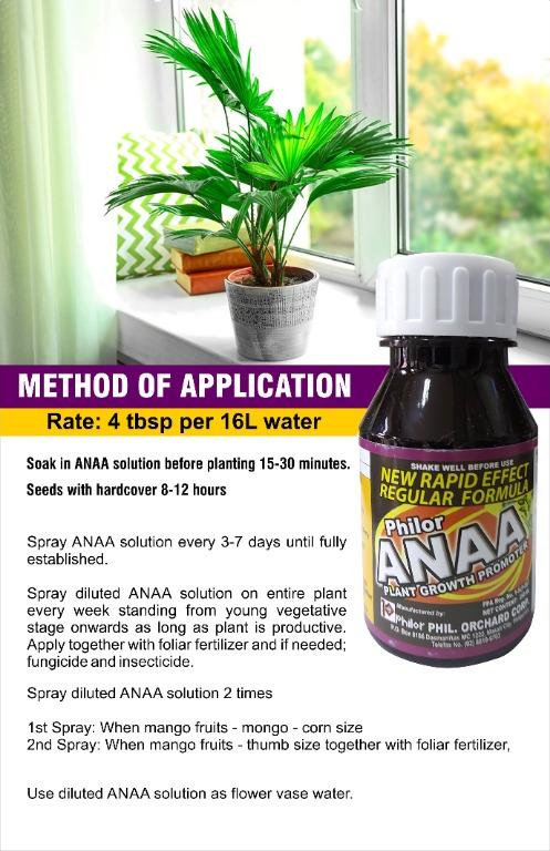 Authentic ANAA Growth Hormone (Alpha Naphthalene Acetic Acid 120ml ...