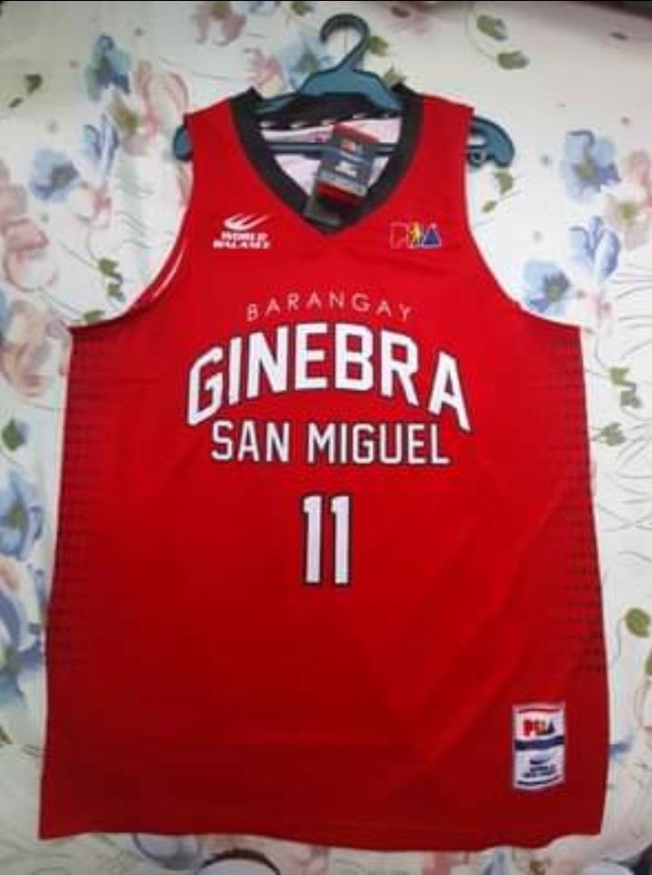 Barangay Ginebra Jersey Pringle, Men's Fashion, Activewear on Carousell
