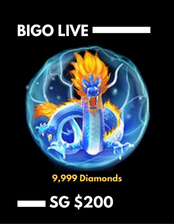 BIGO Gala Dragon - 9,999 diamonds, Bulletin Board, Looking For on Carousell