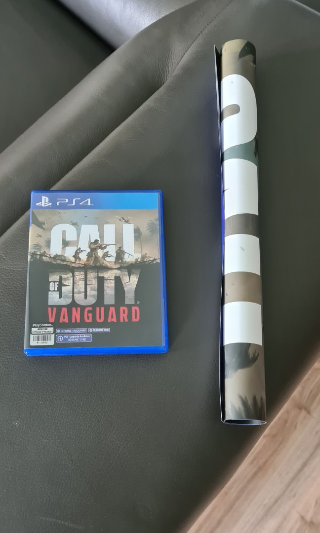 Call of duty(Vanguard)PS4 with a free poster, Video Gaming, Video Games ...