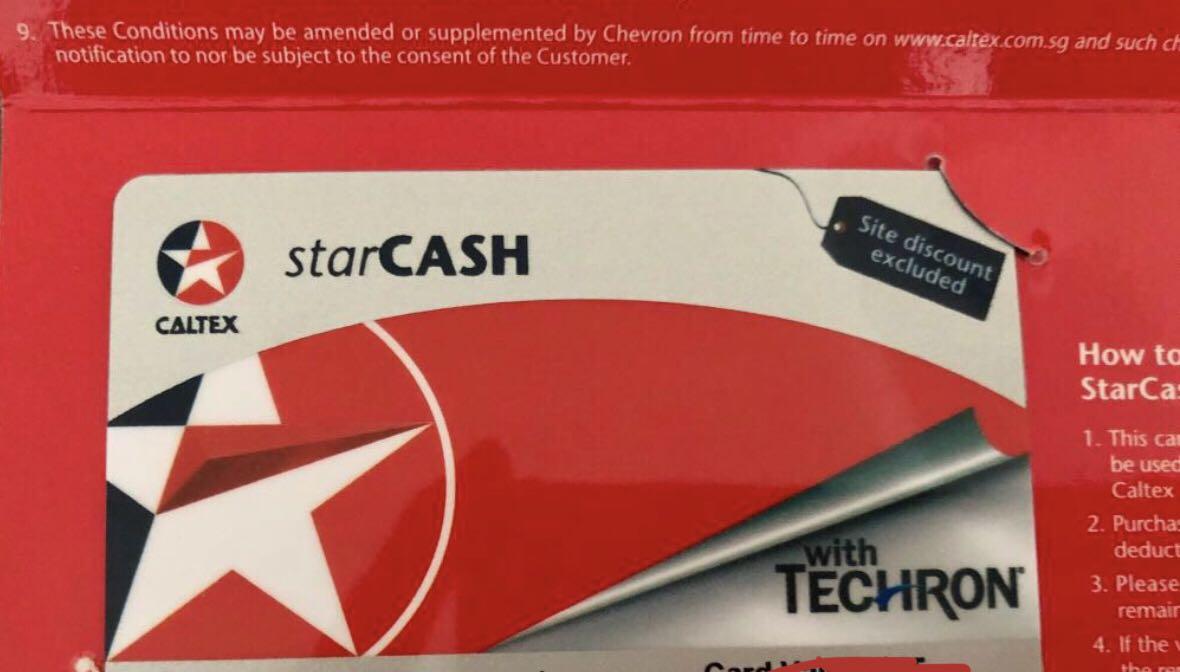 Caltex Star Cash (Worth $500), Tickets & Vouchers, Store Credits on ...