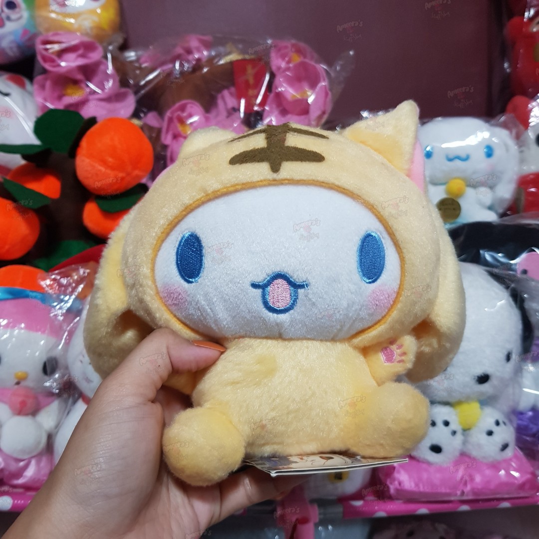 Cinnamoroll Ginger Tabby Nyan Cat Kigurumi Small Plush, Hobbies & Toys ...