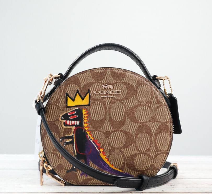Coach Coach x Jean Michel Basquiat Canteen Crossbody in Signature ...