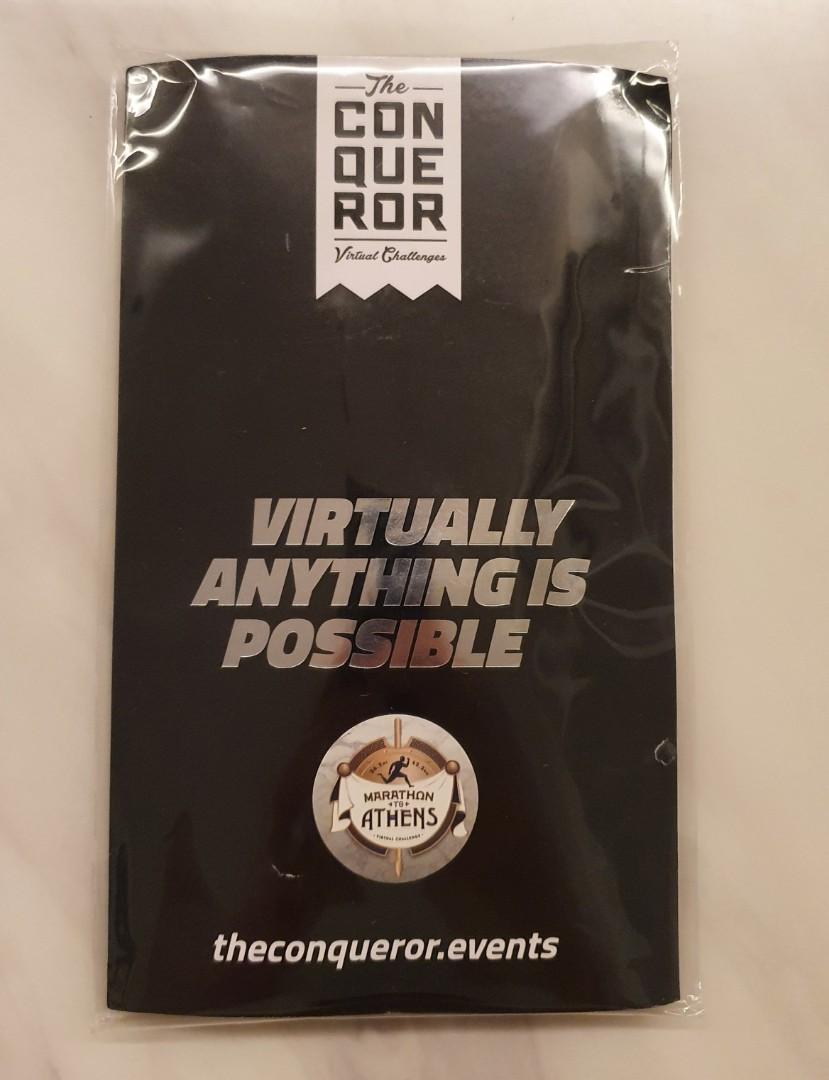 Conqueror Virtual Challenge Medal - Marathon to Athens, Everything Else ...