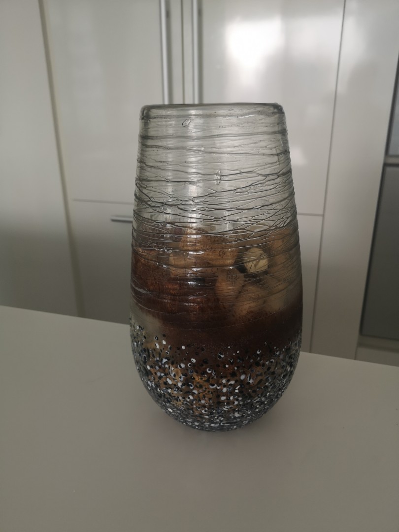 Decorative glass 20cm height by HOOGA, Furniture & Home Living, Home ...