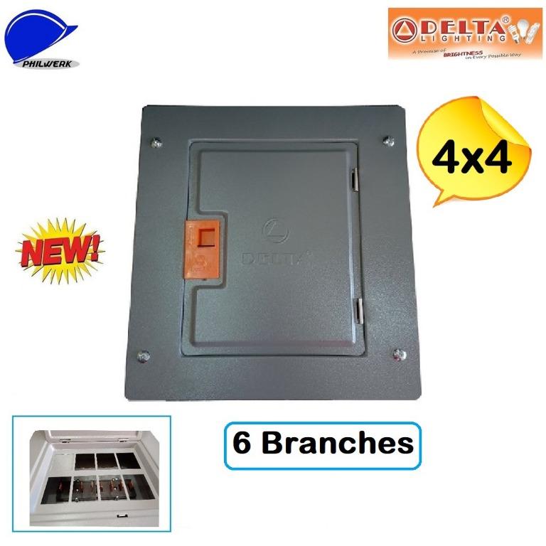 Delta Panel Box 6 Branches (4x4), Commercial & Industrial, Construction ...