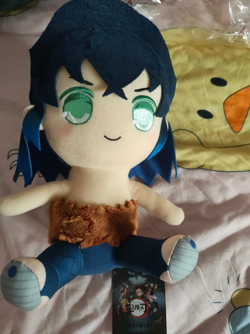 Demon slayer Inosuke unmasked plush, Hobbies & Toys, Toys & Games on ...