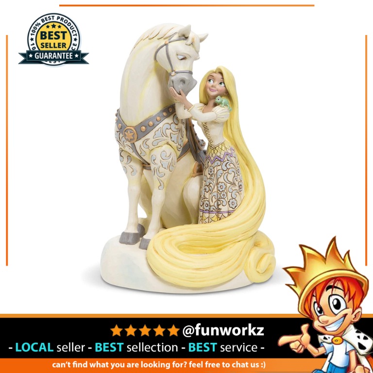 Enesco Disney Traditions by Jim Shore White Woodland Tangled Rapunzel ...