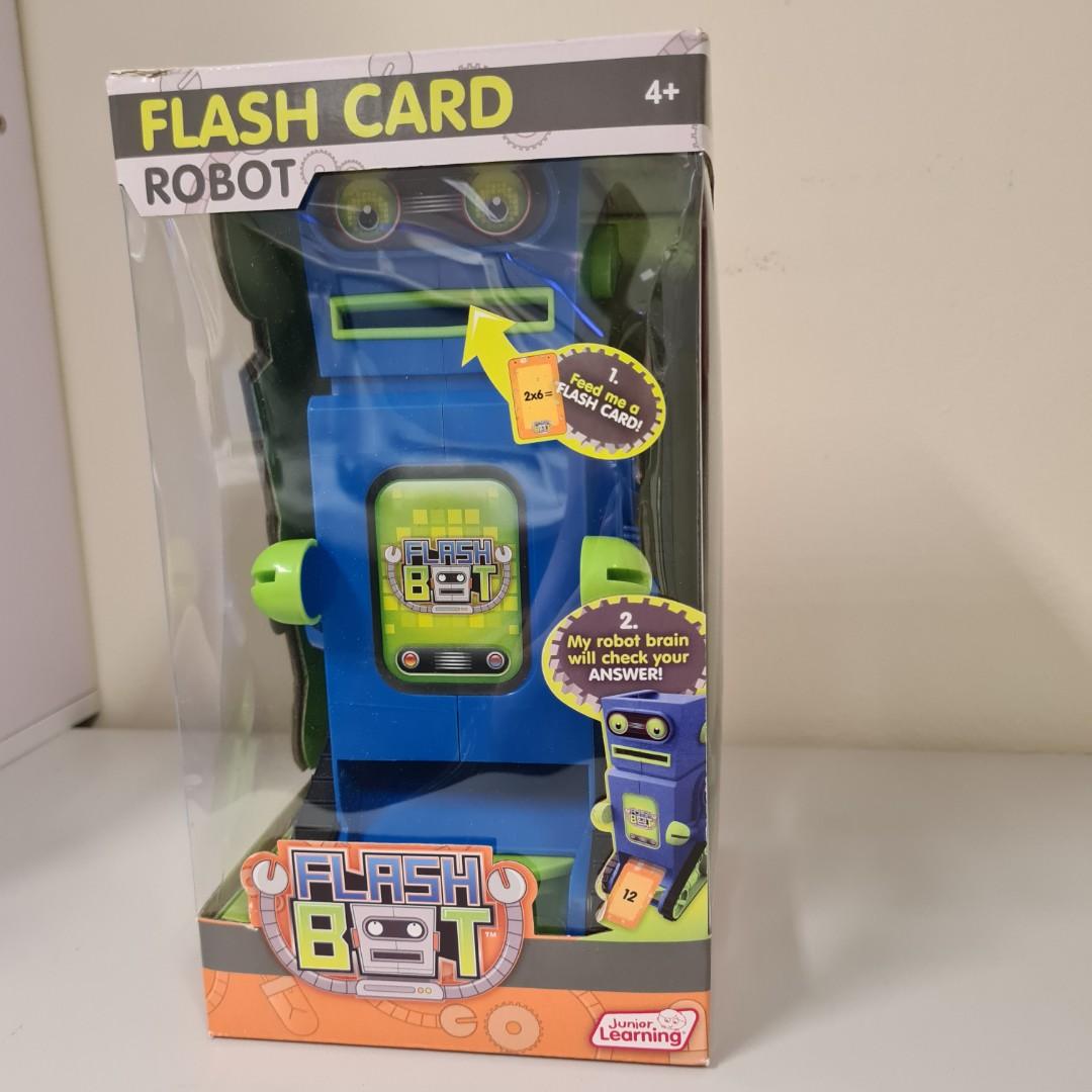 Flash Card Robot (Flash Bot), Hobbies & Toys, Toys & Games on Carousell