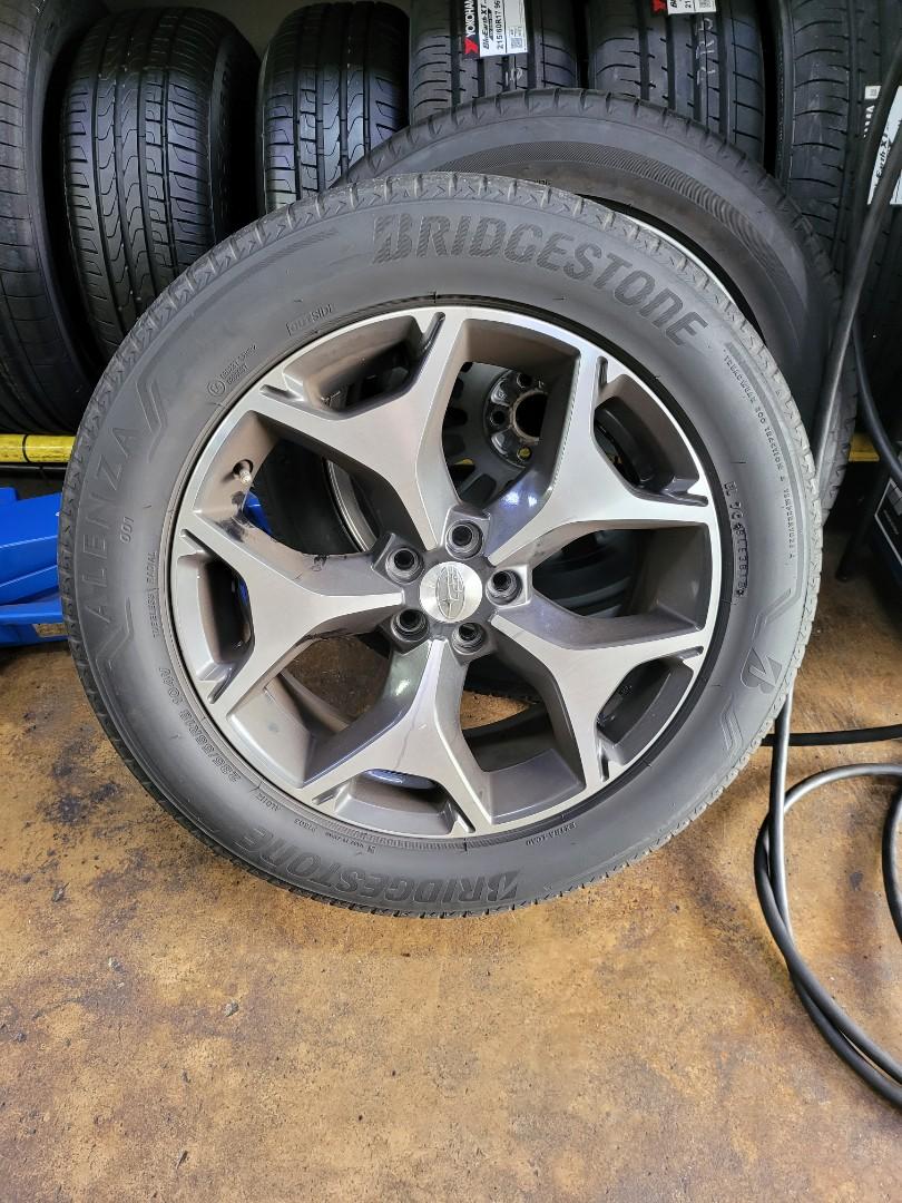 Forester XT Stock Rims and Tyres, Car Accessories, Tyres & Rims on ...