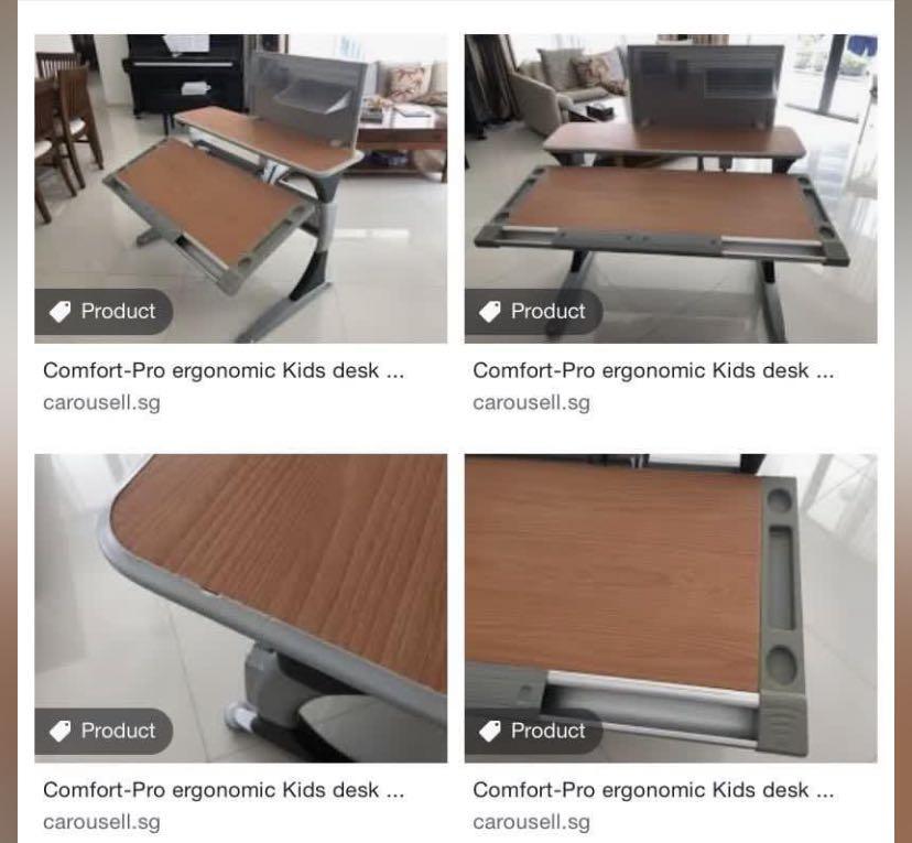 FREE COMF-PRO KIDS STUDY TABLE, Furniture & Home Living, Furniture ...