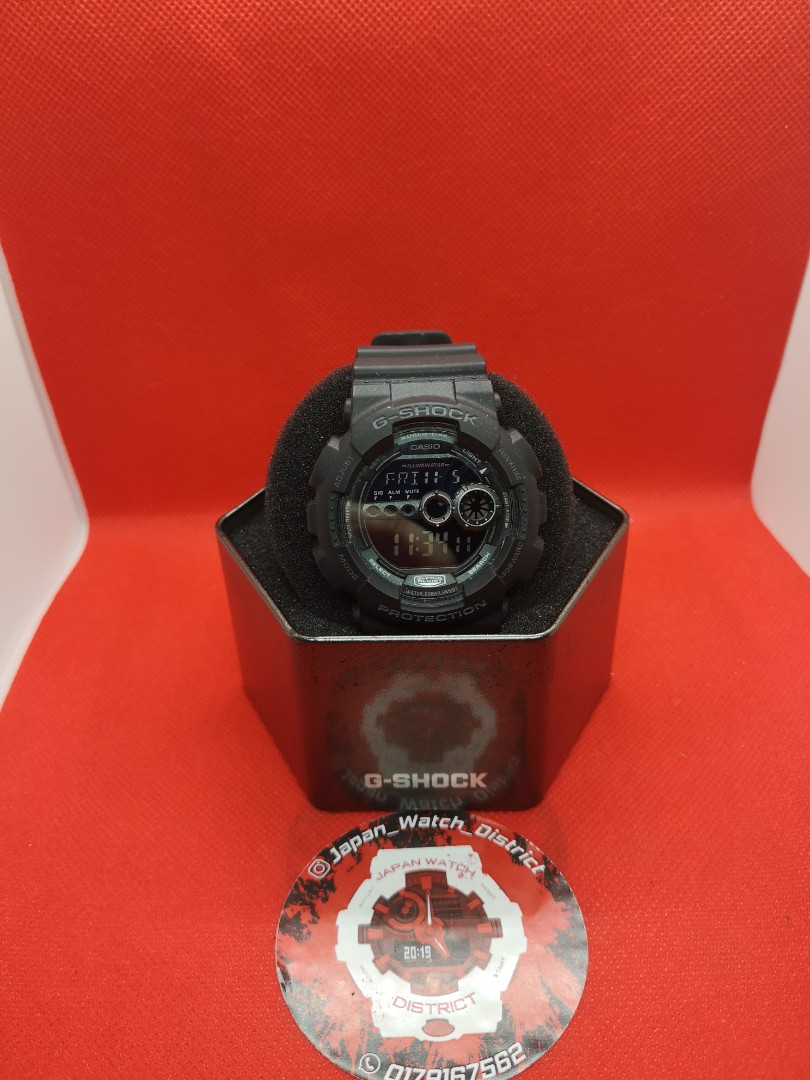 G-Shock GD-100-1B, Men's Fashion, Watches & Accessories, Watches on ...