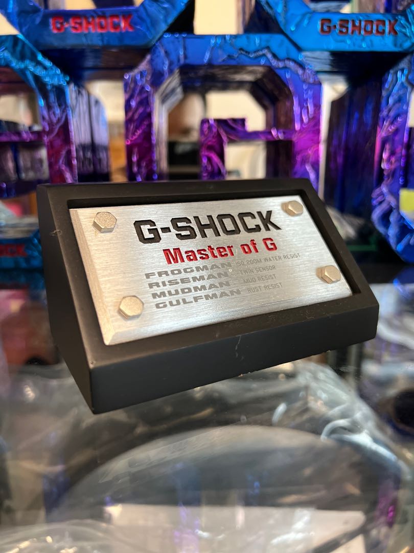 G-shock Master of g name plate, Men's Fashion, Watches & Accessories ...