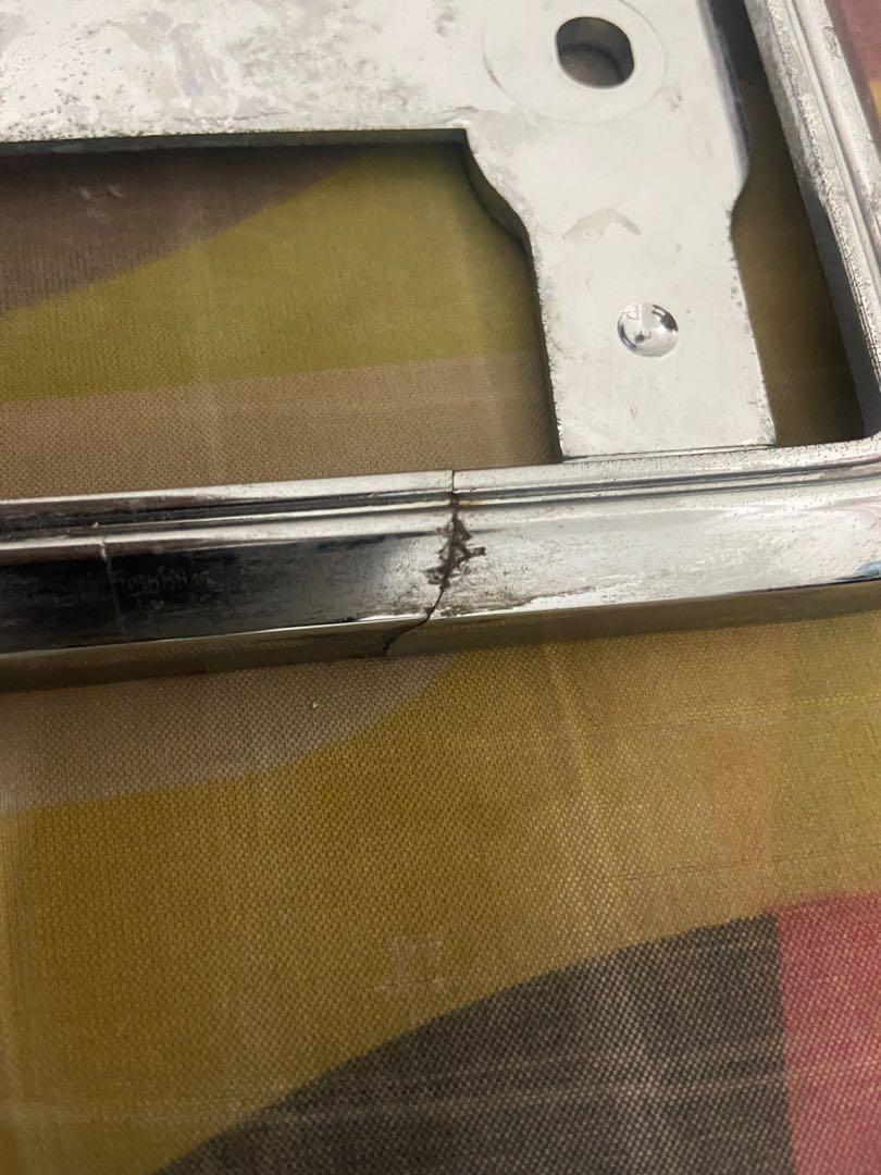 Honda Plate Frame Gold Original Japan used halfcut, Auto Accessories on ...