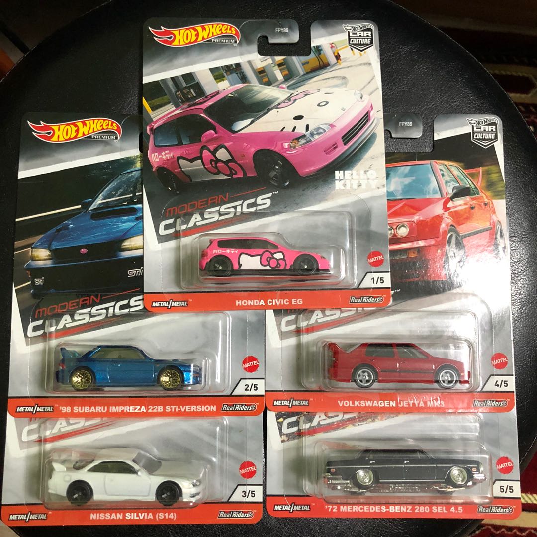 Hot Wheels Premium Modern Classics Set, Hobbies & Toys, Toys & Games on ...