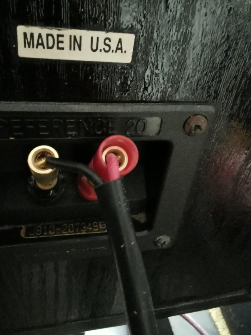 Infinity Reference 20 Speakers with Silver Metal stand, Audio ...