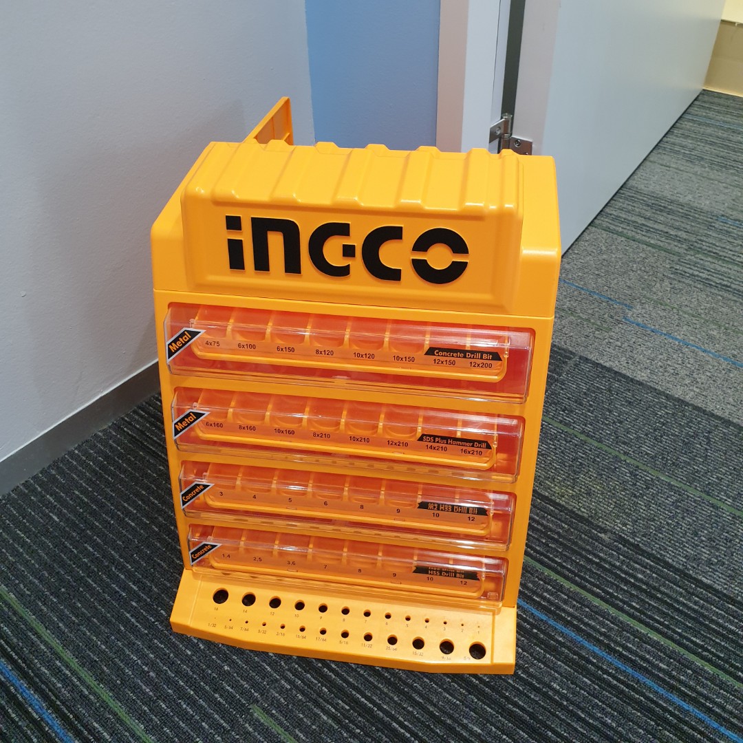 Ingco Tool and Drill Bits Display Storage, Furniture & Home Living ...