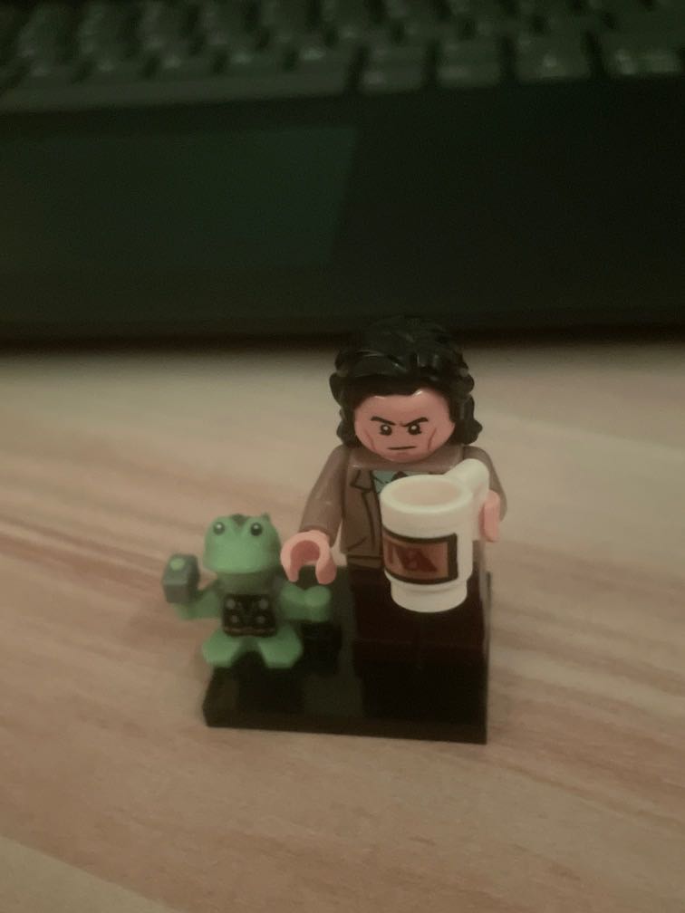 lego loki minifigure (with throg), Hobbies & Toys, Toys & Games on ...