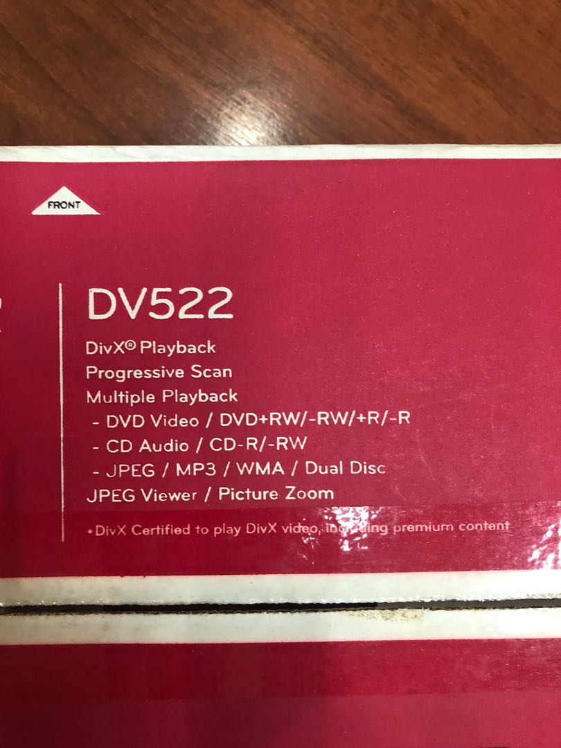 LG DVD Player Model DV522 brand new, TV & Home Appliances, TV ...