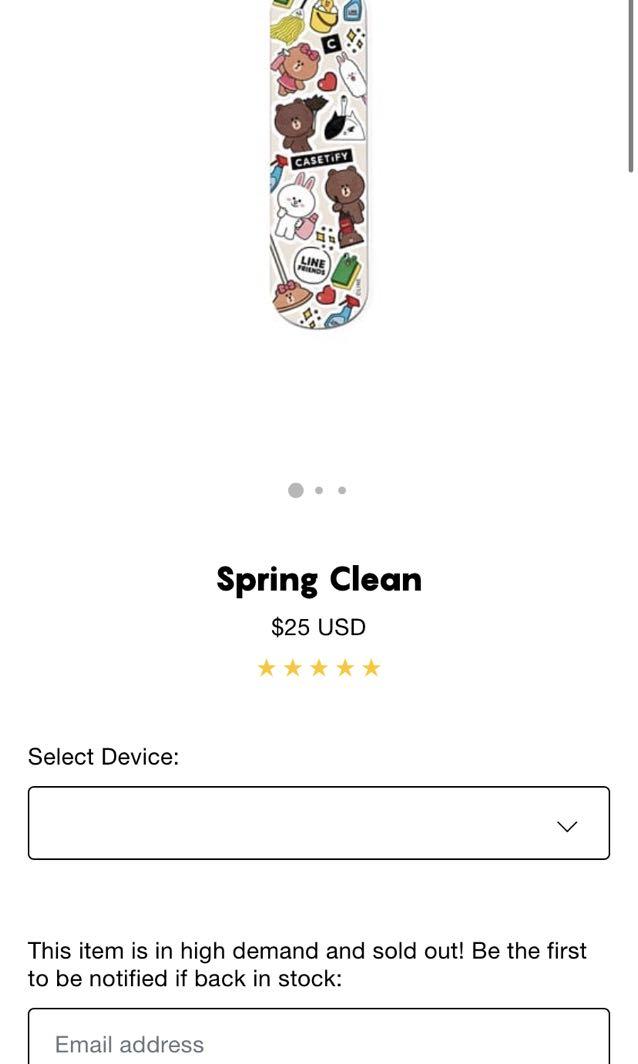 *limited edition* Line friends X Casetify 2 in 1 grip stand, Mobile ...