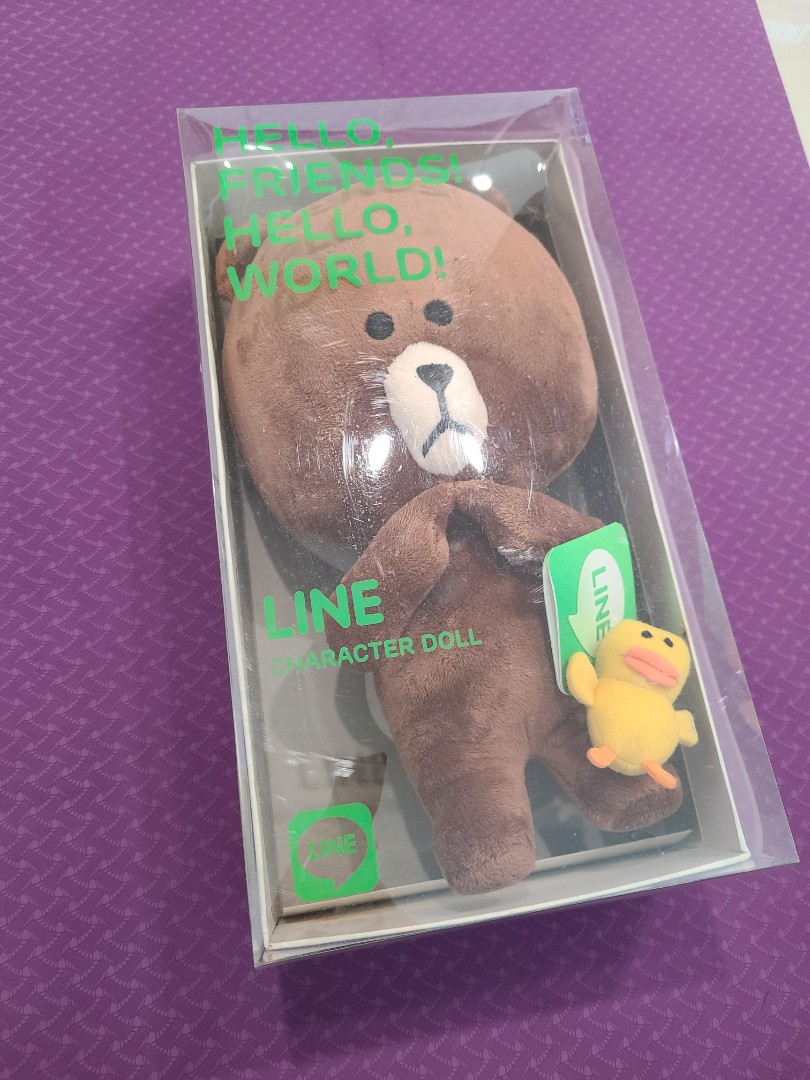 LINE Friends Brown Character Doll, Hobbies & Toys, Toys & Games on ...