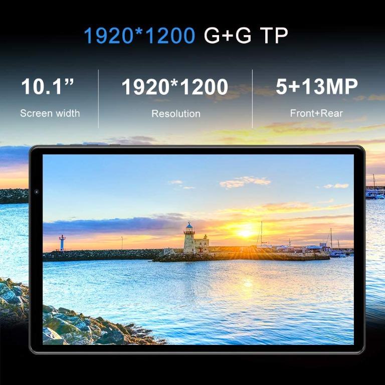 LNMBBS P40-EEA Tablet 10 Inch, Android 10.0, Octa-Core, Face Unlock ...
