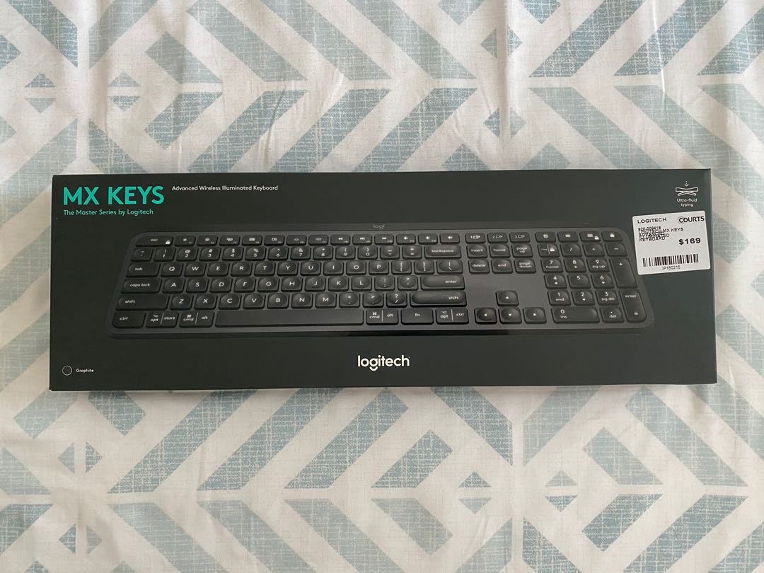 Logitech MX Keys - Graphite, Computers & Tech, Parts & Accessories ...
