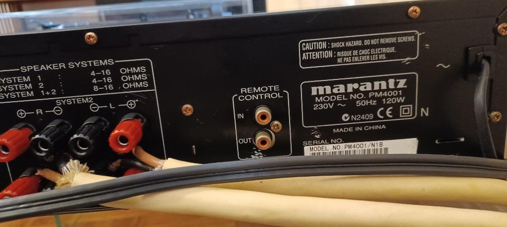 Marantz PM4001 integrated amplifier, Audio, Soundbars, Speakers & Amplifiers on Carousell